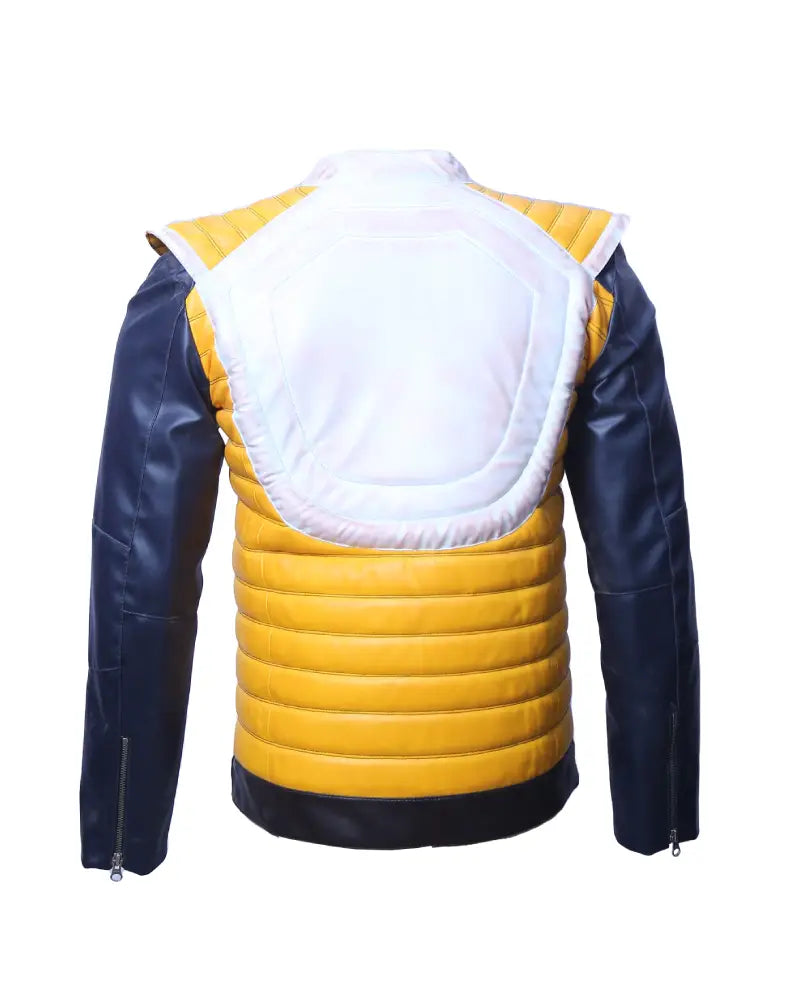 Men's Dragon Ball Z Vegeta Leather Jacket - Prince Of Saiyans – Rover ...