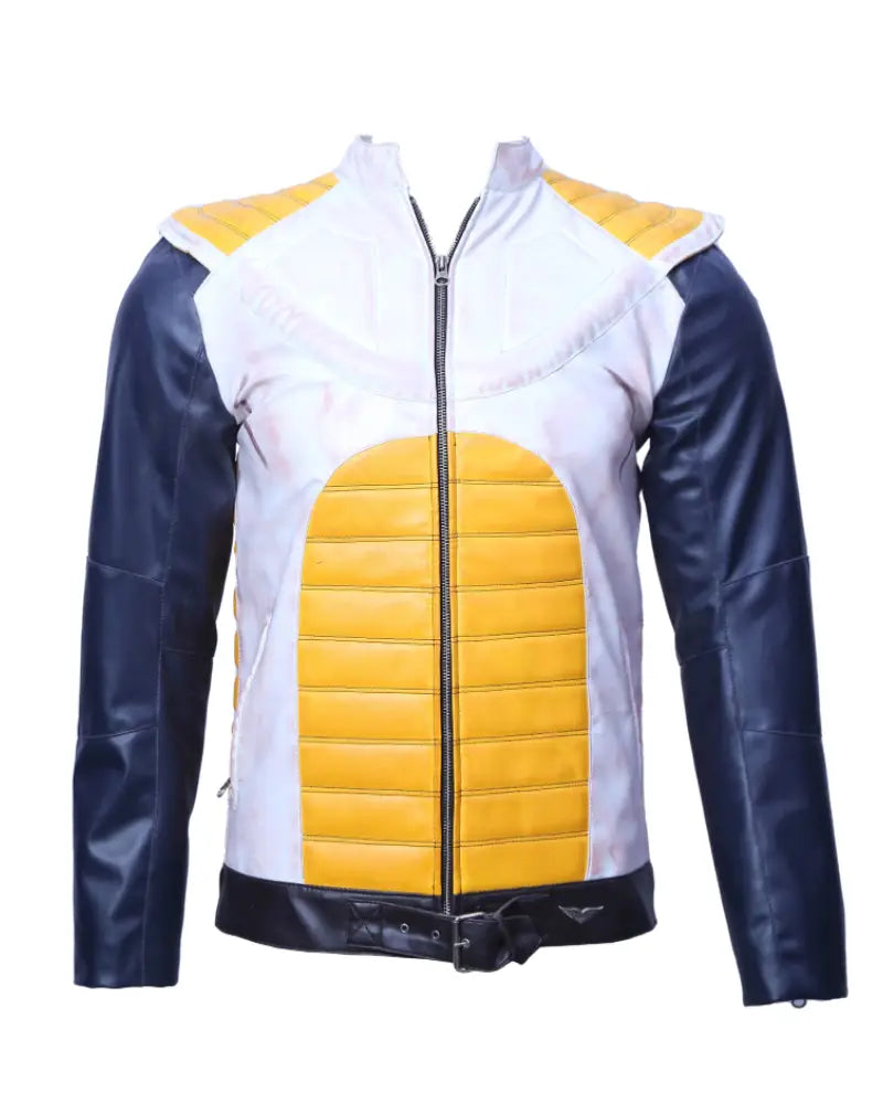 Men's Dragon Ball Z Vegeta Leather Jacket - Prince Of Saiyans – Rover ...