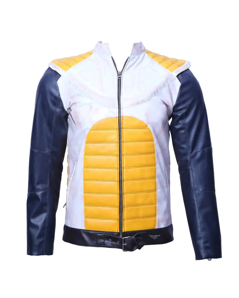 Men's Dragon Ball Z Vegeta Leather Jacket - Prince Of Saiyans – Rover ...